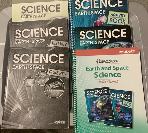 Abeka 8th Grade Science Earth & Space Teacher/Parent Set and 1 Student ...