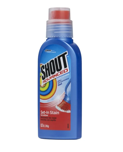 Shout Advanced Stain Remover, Ultra Concentrated Gel with Scrubber ...