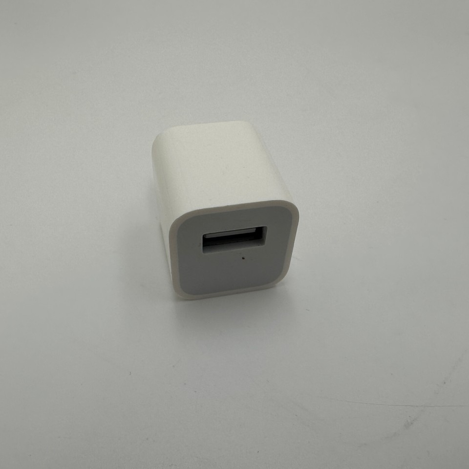 OEM Genuine Original Apple 5W USB Wall Charger Power ADAPTER Cube A1385 ...