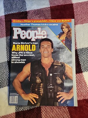 People Magazine October 14 1985, Maria Shriver’s Man ARNOLD Vg/n.m ...