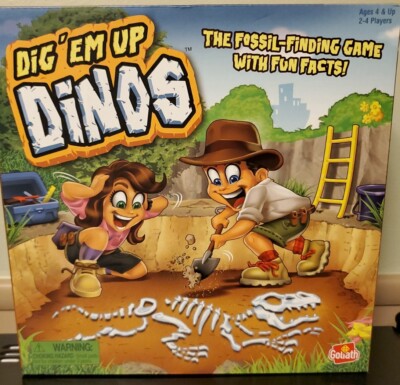 Goliath Games Dig' Em Up Dinos Fossil Finding Game NEW | eBay