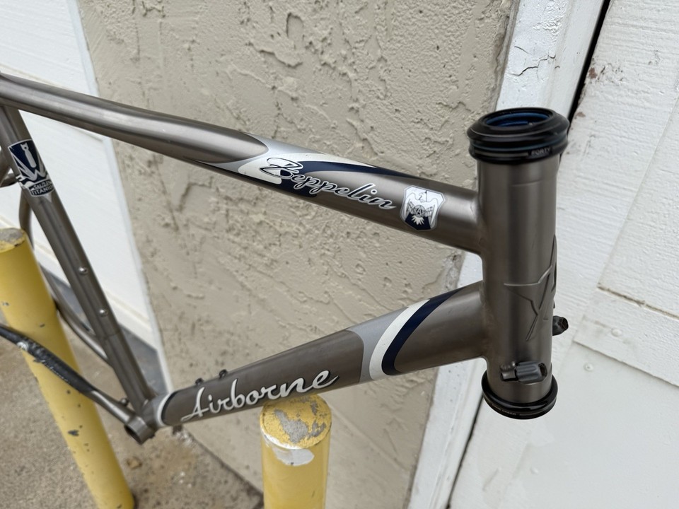 Airborne Zeppelin Titanium Road Bike Frame Large - 56cm | eBay