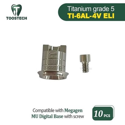 10pcs MU Digital Ti Base Multi unit Titanium base fits Megagen Anyridge ...