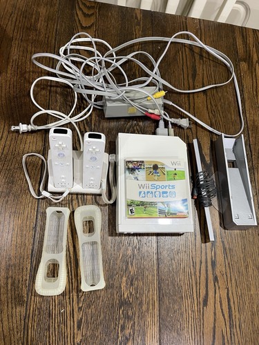 Nintendo Wii Console Model # RVL-001 with Remotes + Extras | eBay