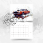 2025 Sportscar Calendar | 12 Month Calendar | Hot Rod Calendar | Wall ...