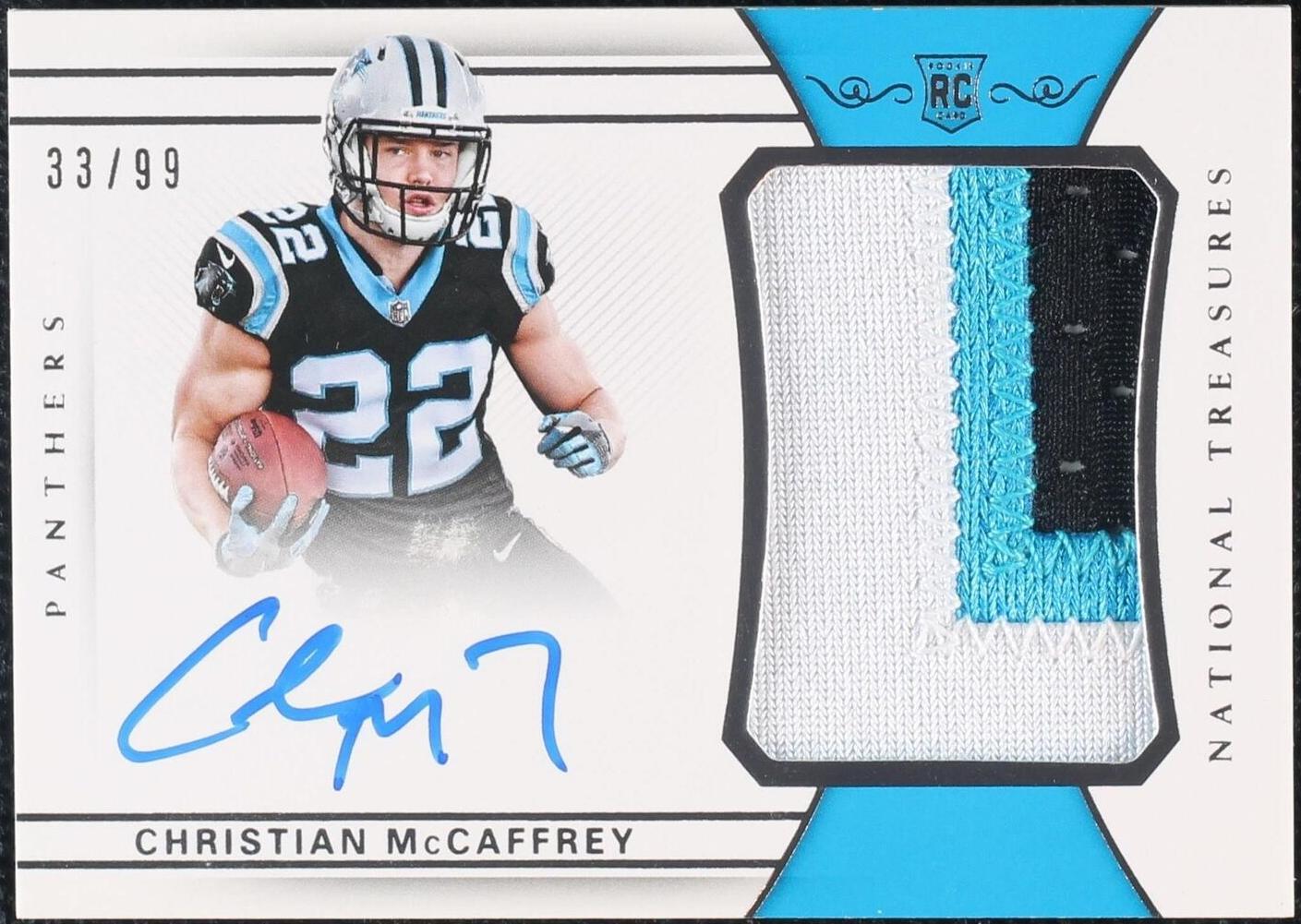 2017 Panini National Treasures - Rookie Patch Autograph Christian ...