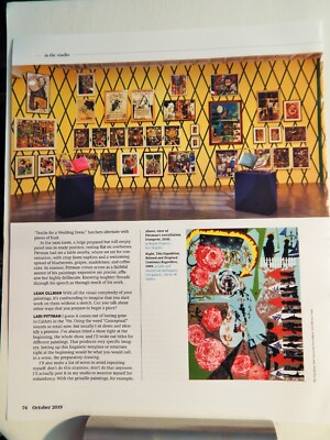 LARI PITTMAN ART PIECE VTG ORIG 2019 ADVERTISEMENT | eBay