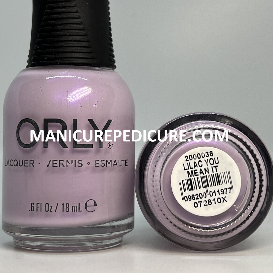 Orly Nail Lacquer Colors .6oz 2-12%*3-15%*4-18% *MANICUREPEDICURE.COM ...