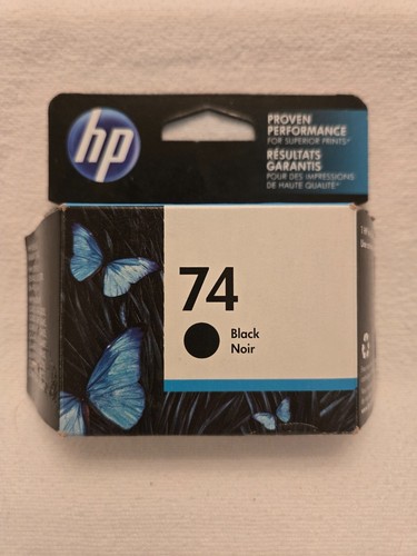 HP Brand NEW SEALED Guaranteed GENUINE HP 74 Black Ink Cartridge ...