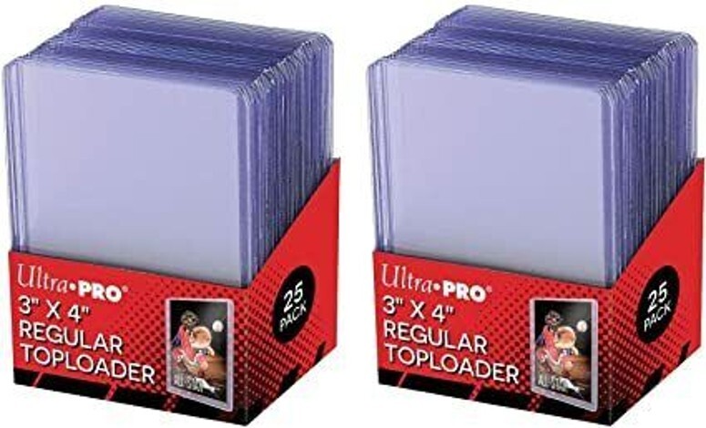 Ultra PRO Top Loaders REGULAR 35pt 3x4 Toploaders 25 50 100 200 500 ...