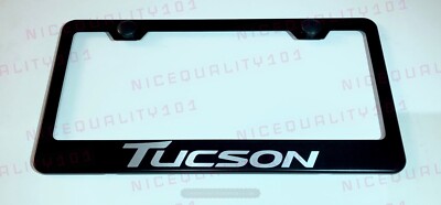 Tucson Stainless Steel Black Finished License Plate Frame Holder | eBay