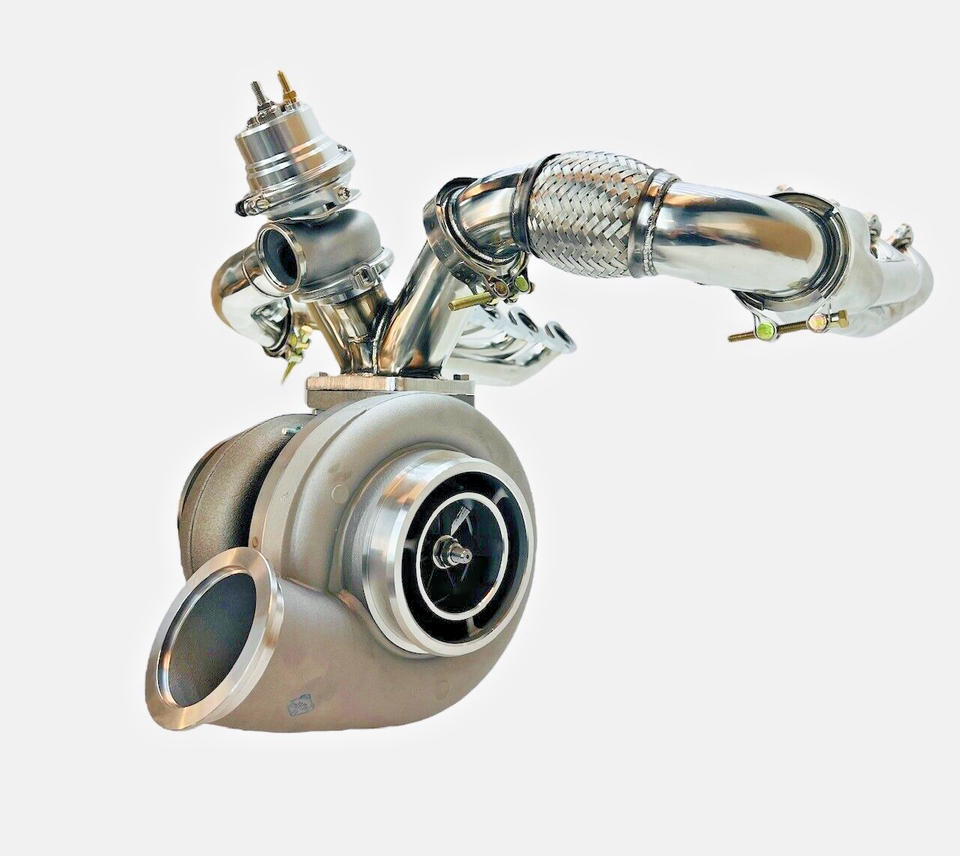 S475 FOR FORD Mustang Single T6 Turbo Kit 96-04 2 VALVE 1200HP 4.6L 2v ...