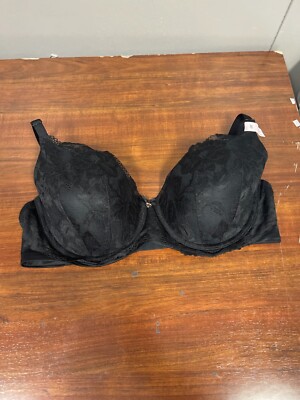 Victoria's Secret Body by Victoria Demi Bra 38D Black Lace Floral | eBay