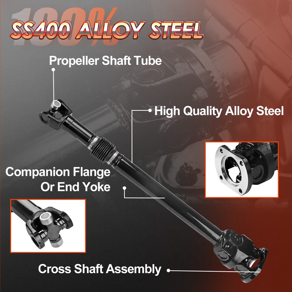 Front Driveshaft Prop Shaft Assembly for Chevy K10 K20 V10 GMC K1500 ...