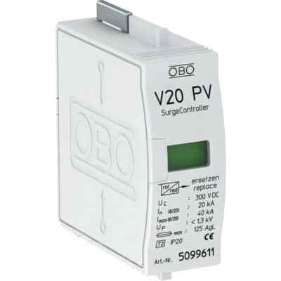 OBO Bettermann 5099611 V20-C 0-300PV Déchargeur De Surtensions 20 Ka | eBay