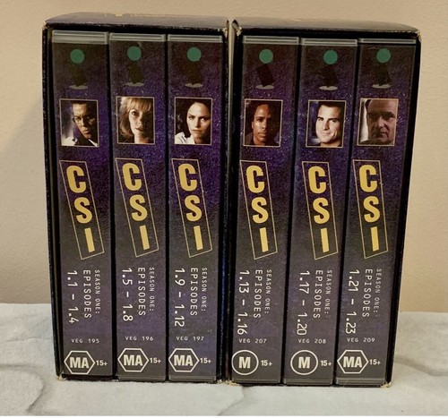 VHS CSI: Crime Scene Investigation - Complete Season 1 - 6x Tapes in 2 ...