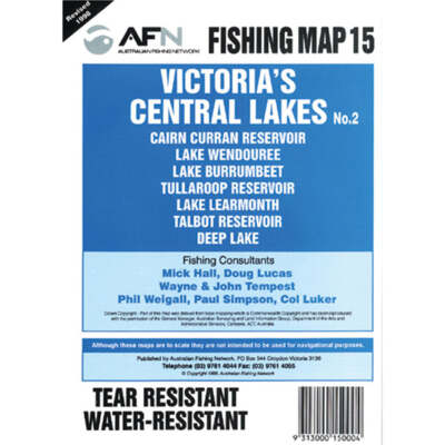 Australian Fishing Network Highly Detailed Victorian Central Lakes ...