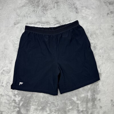 Fabletics Shorts Men Medium Black Athletic Active Wear Yoga Gym Running ...