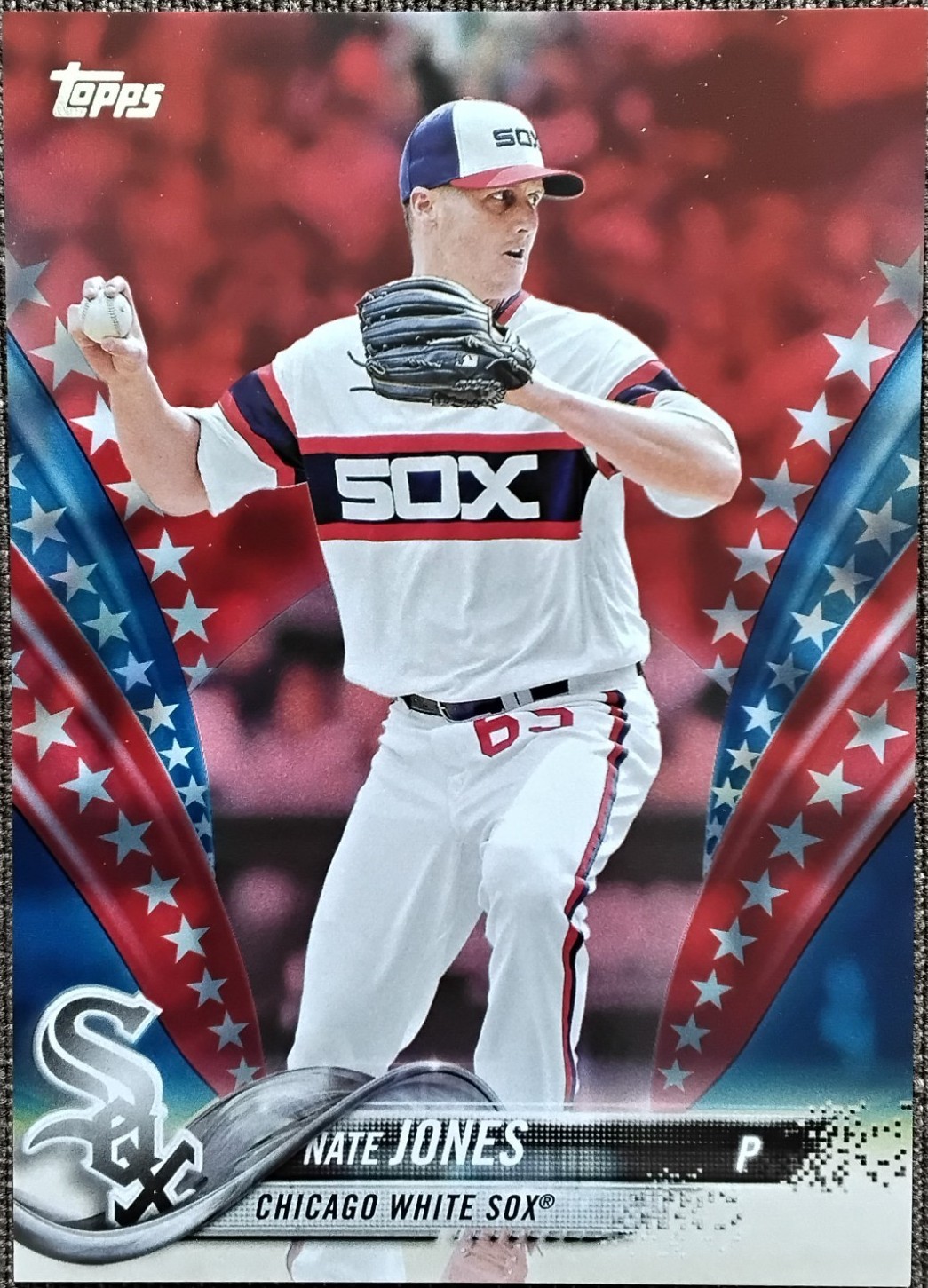 2018 Topps - Nate Jones #232 Independence Day /76 for sale online | eBay