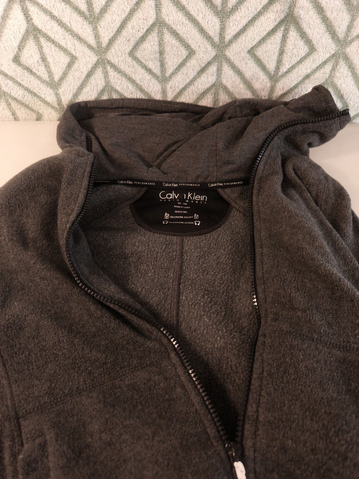 Calvin Klein Performance Jacket Womens M Full Zip Fleece- REDUCED FOR ...