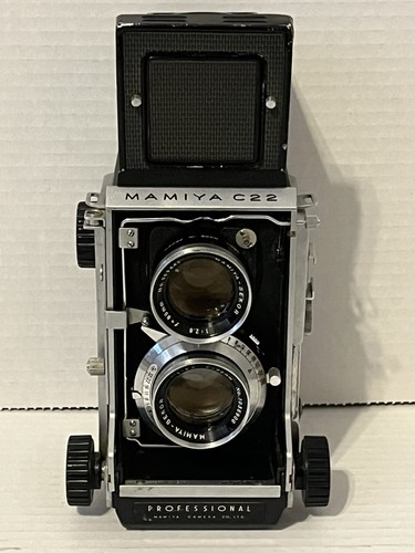 Mamiya C22 Pro TLR Film Camera Sekor 105mm f/3.5 Lens & Case | eBay