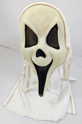 Vintage 90s ~ Scream White Ghost Face Mask ~ Fun World Div Gen 1 ~ Rare ...