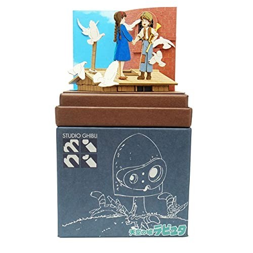 Sankei Studio Ghibli MINI Sea Castle Laputa Awakening Sita Paper Craft ...