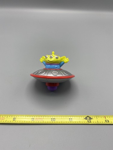 1999 McDonald's Toy Story 2 Little Green Alien Spinning Top #5 Happy ...