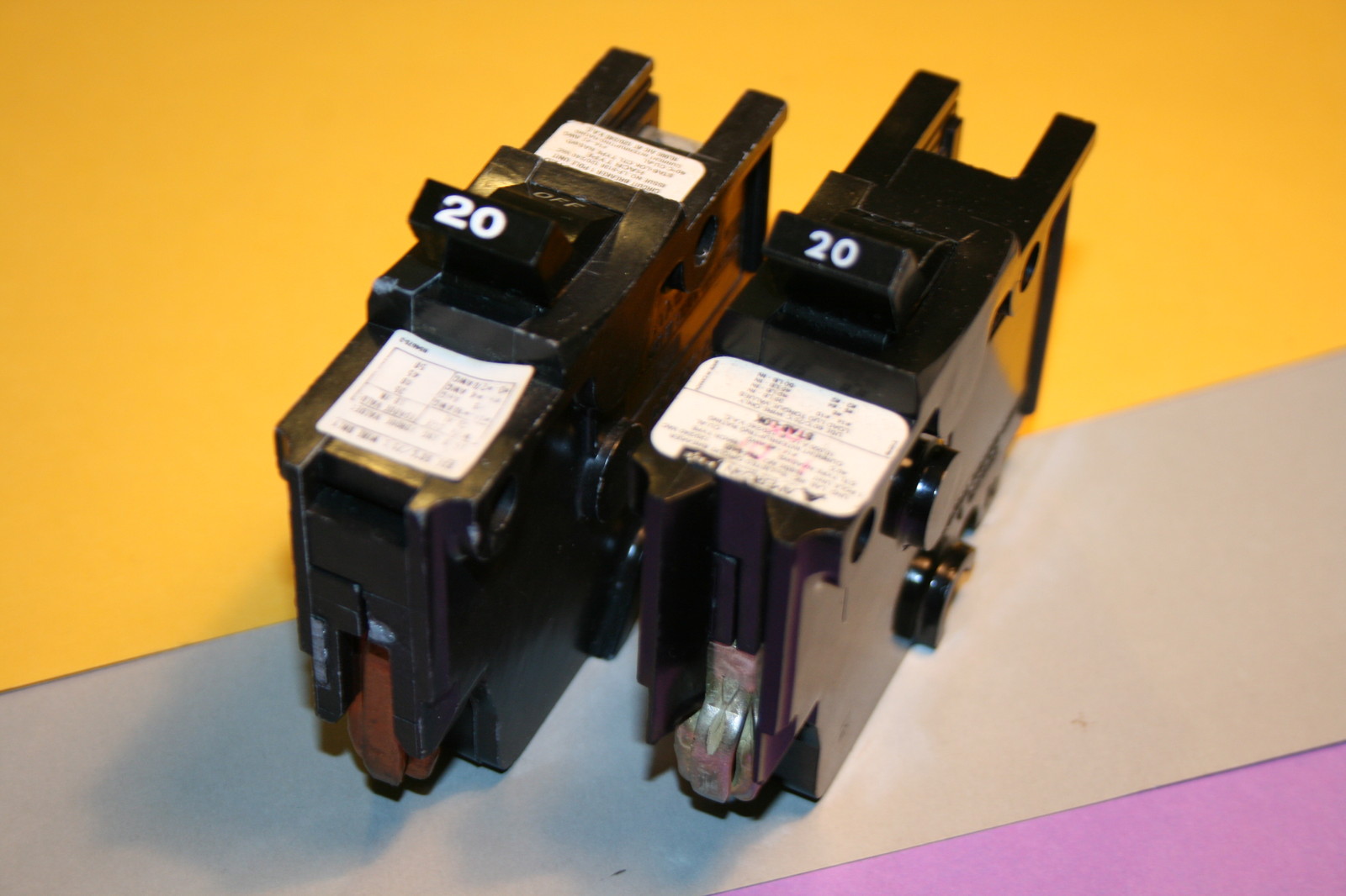 1 FEDERAL PACIFIC / AMERICAN MAKE 20 AMP 1-POLE TYPE NA BREAKER WIDE | eBay