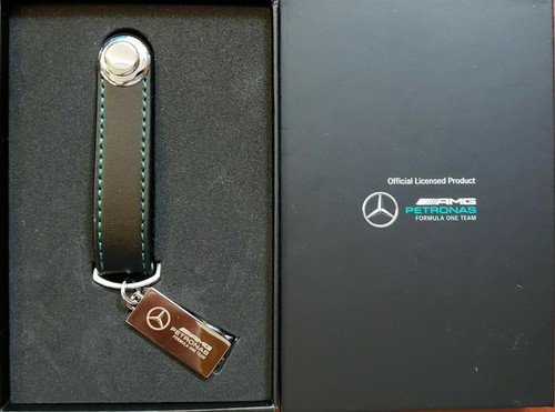 Mercedes-Benz AMG Petronas F1 Leather Keychain | 2021-22 LIMITED ...