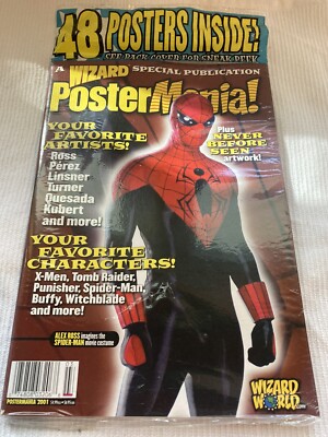 Comic Wizard Magazine - Postermania 2001 - 48 Posters of Favorites | eBay