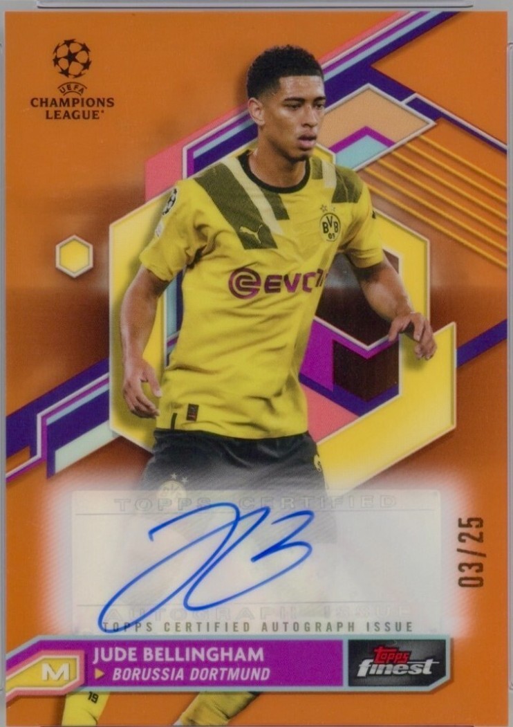 2022-23 Topps Finest UEFA Club Competitions - Autographs Jude ...