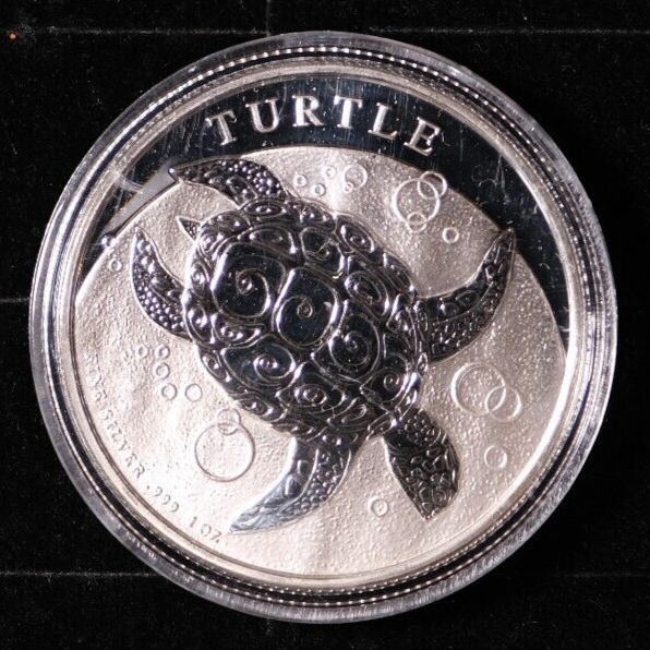 2016 NIUE $2 TURTLE 1oz. SILVER COIN IN PROTECTIVE CAPSULE | eBay