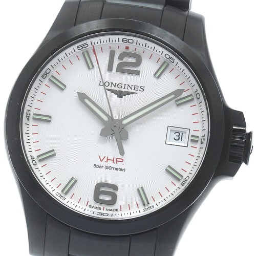 LONGINES Conquest VHP L3.716.2 Date white Dial Quartz Men's Watch ...