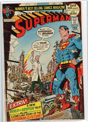 SUPERMAN #248 HI GRADE APOCALYPTIC COVER GEM | eBay