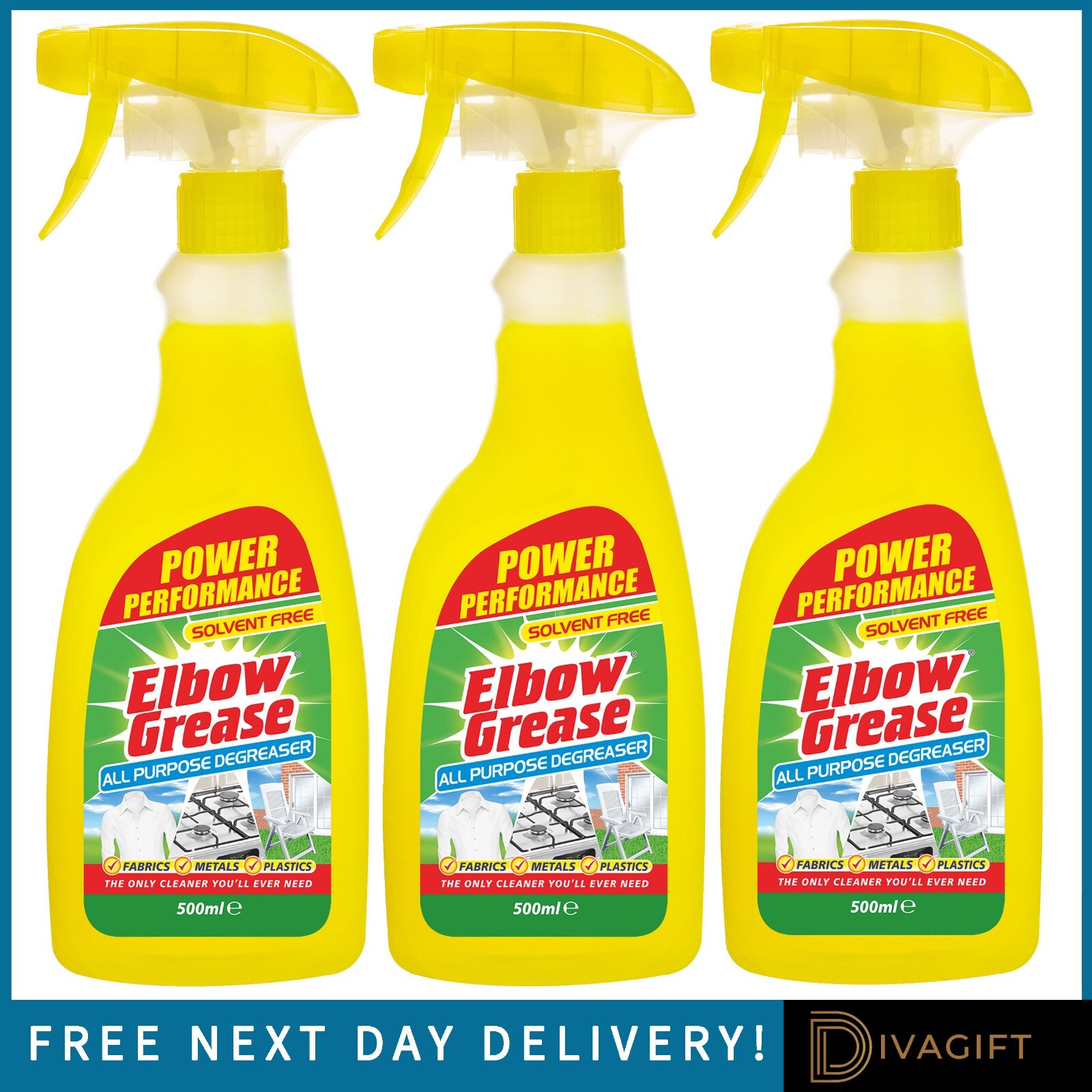 500ML ELBOW GREASE ALL PURPOSE DEGREASER SPRAY KITCHEN DIRT STAIN ...