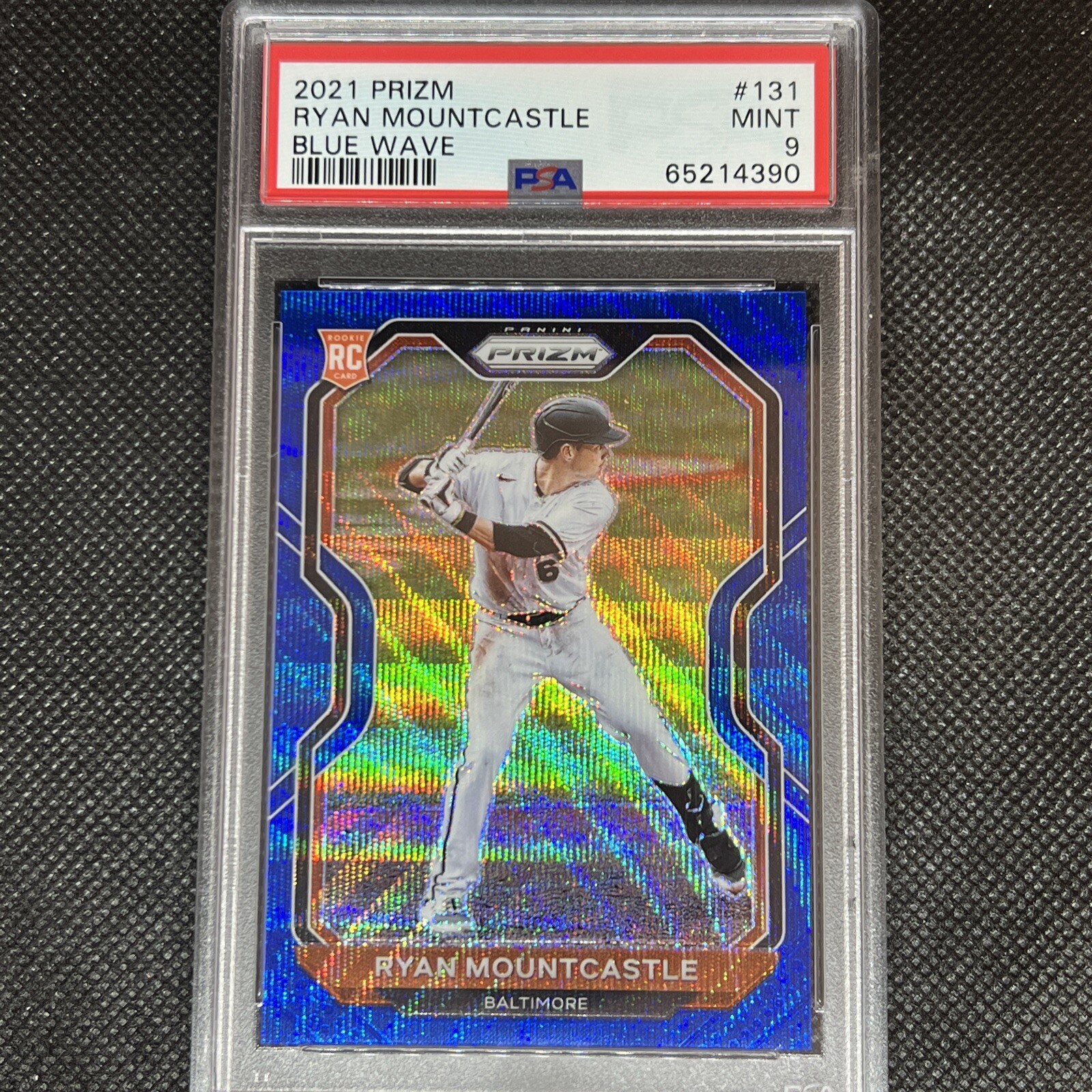 2021 Panini Prizm RYAN MOUNTCASTLE RC 2/60 BLUE WAVE PSA 9 MINT ROOKIE ...