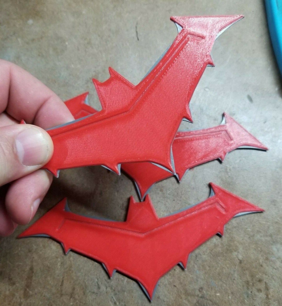 Red Hood Batarang Batman (3d printed) | eBay