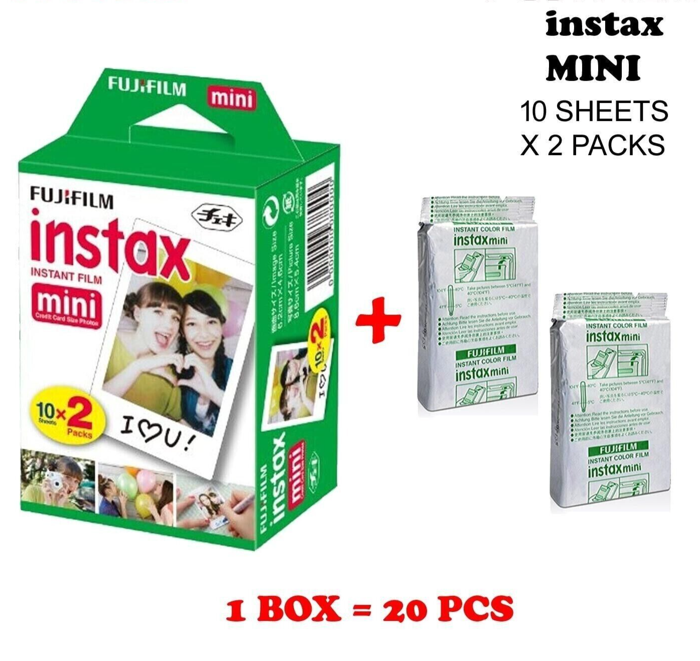 New 80 Fujifilm Instax Mini Instant Film Sheets For Mini 8-9-10-11 ...