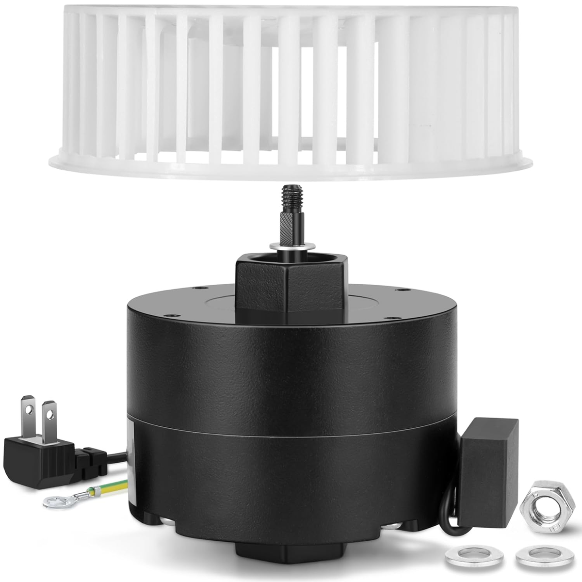 Attic Fan Motor Bathroom Exhaust Fan Motor & Blower Wheel Jamaica Power ...