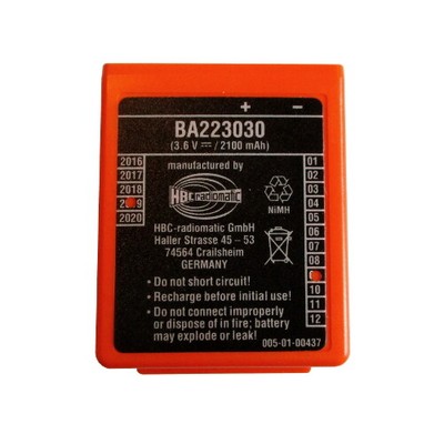 ORIGINAL AKKU HBC BA223030 (BA223000) 3,6 V 2100 mAh patrol micron eco ...