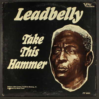 Leadbelly : Prenez This Marteau Verve 12 " LP 33 RPM | eBay