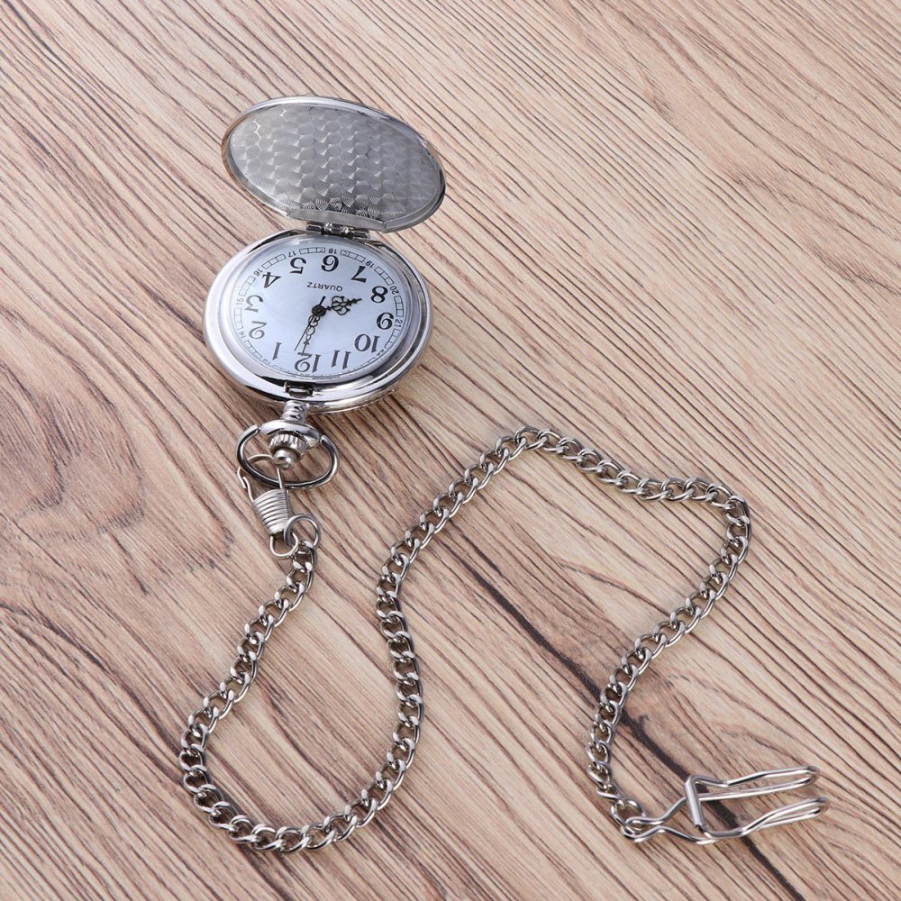 Men Pocket Watch Digital Pocket Watch Pocket Watches Stainless Steel | eBay