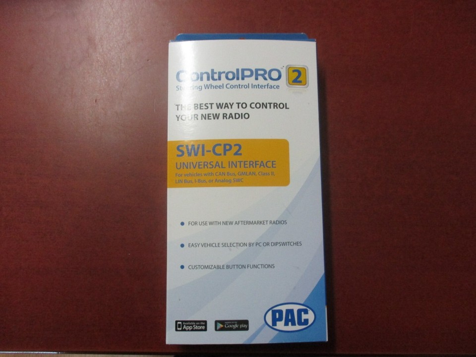 NEW PAC SWI-CP2 CAR STEREO UNIVERSAL STEERING WHEEL CONTROL RETENTION ...