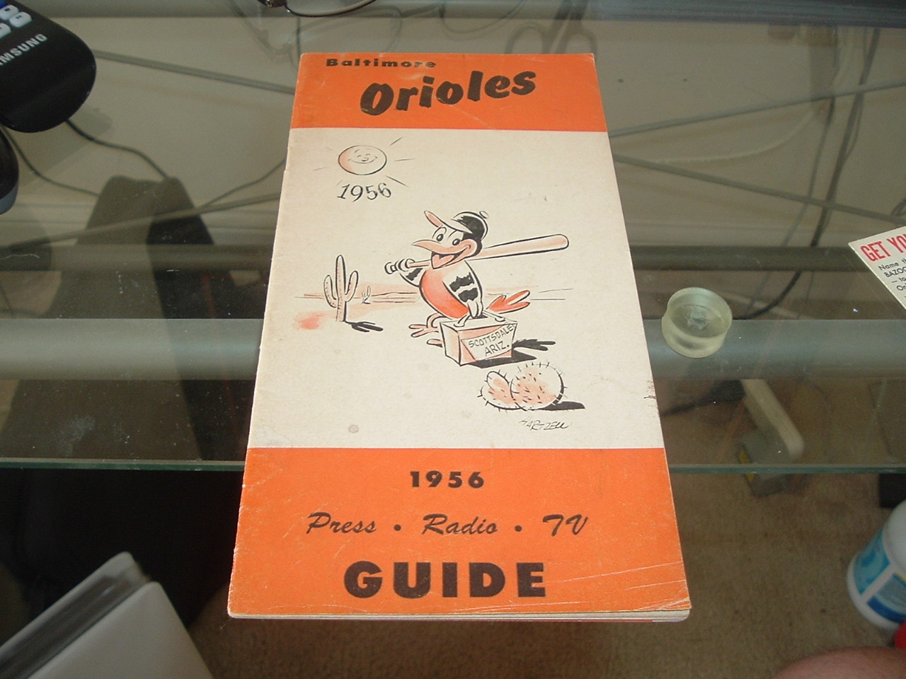 1956 Baltimore Orioles Spring Training Roster Media Guide Schedule ...