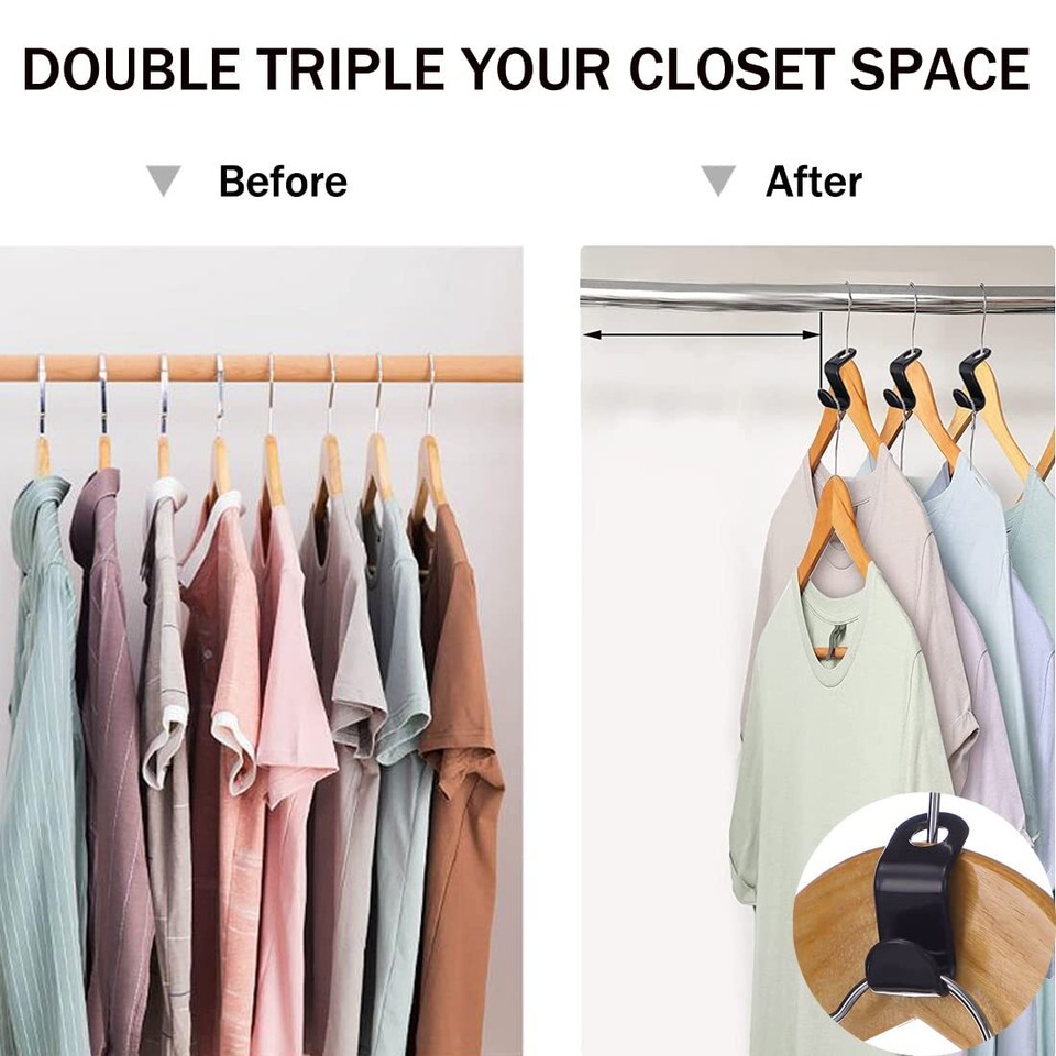 100 ganchos para colgar ropa ganchos para colgar ropa en cascada | eBay