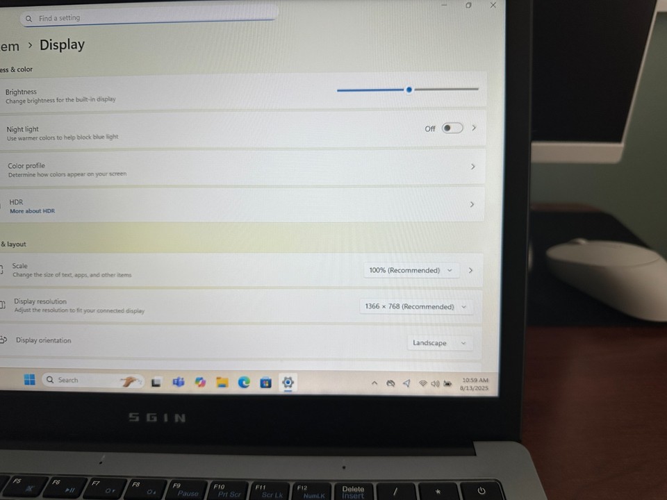 SGIN M15 Laptop HD 15.6" Intel Celeron J4105 1.50Ghz 4GB RAM 128GB SSD ...