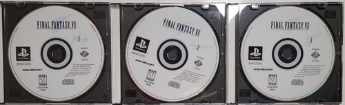 Final Fantasy VII 7 (Playstation 1 PS1 1997) 3 Discs Only Generic Cases ...