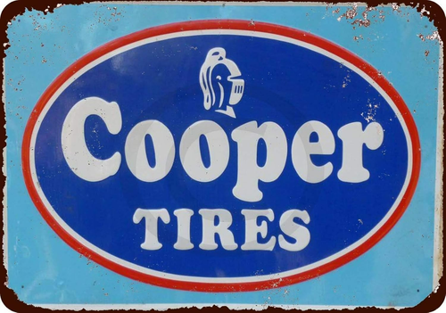 Retro Wall Metal Signs Vintage Barber Shop Decor Art Cooper Tires ...