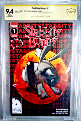 Stabbity Bunny #1 Scout 2018 CBCS 9.4 Signed by Richard Rivera Ale ...